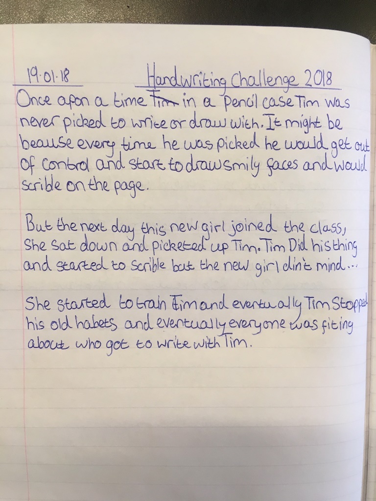 Northampton School for Boys - National Handwriting Day 2018