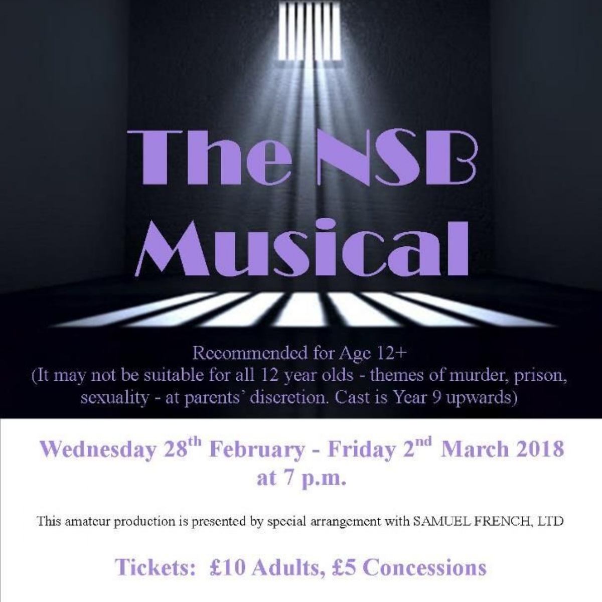 Northampton School for Boys - The NSB Musical 2018